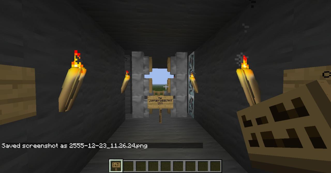 3x3 sliding glass door Minecraft Map