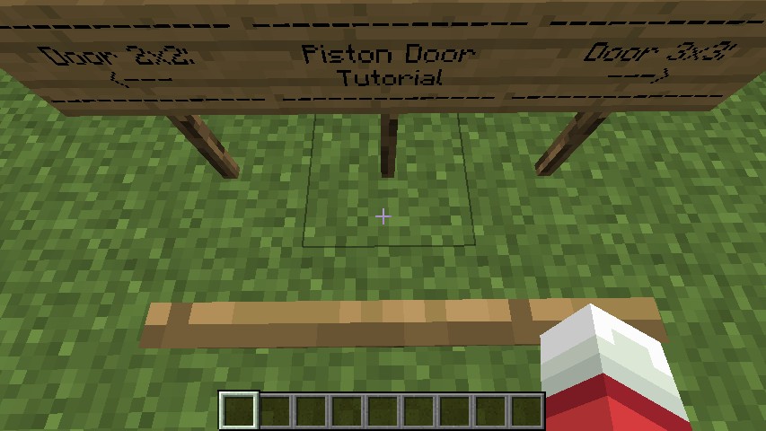 3x3 2x2 Door Sticky Piston Minecraft Map