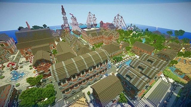 New Boston - American Colonial City Minecraft Map