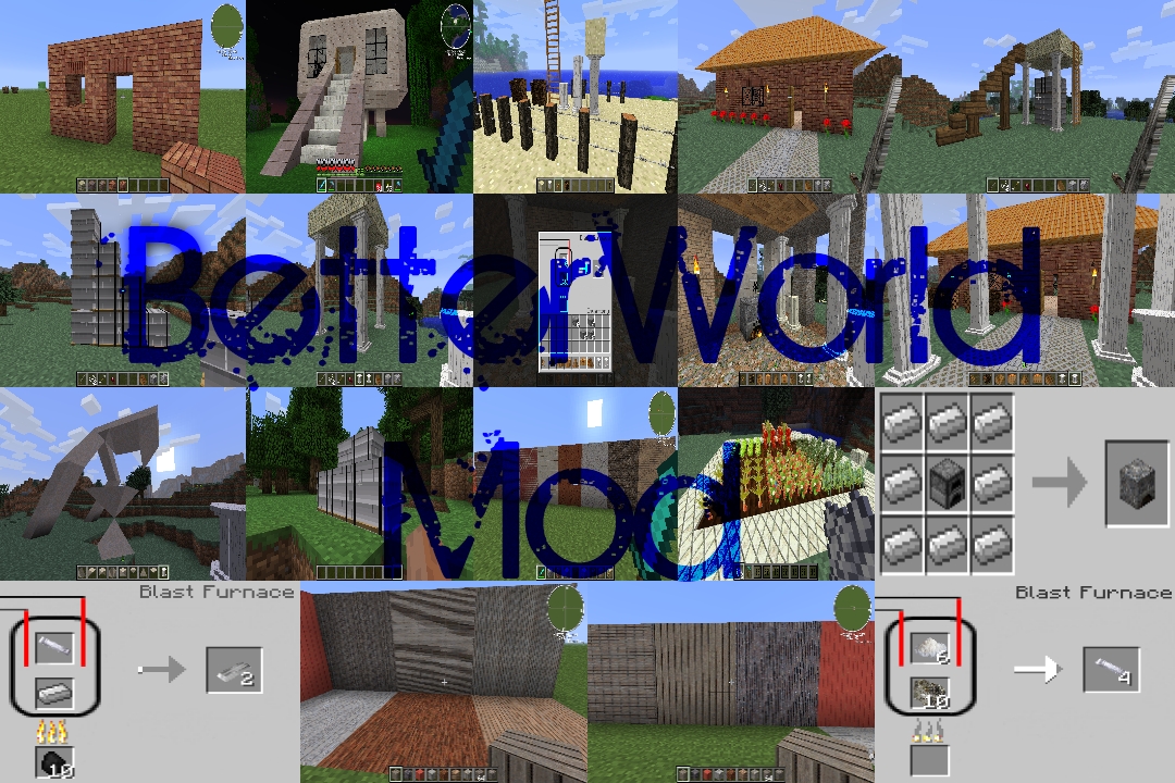 [1.4.6] BetterWorld CoreBlocks / Slopes Forge SMP Minecraft Mod