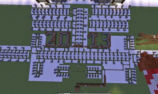 Big 2013 Firework in Minecraft Minecraft Map