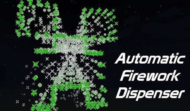 Automatic Group Dispenser [Perfect for FIREWORKS] Minecraft Map