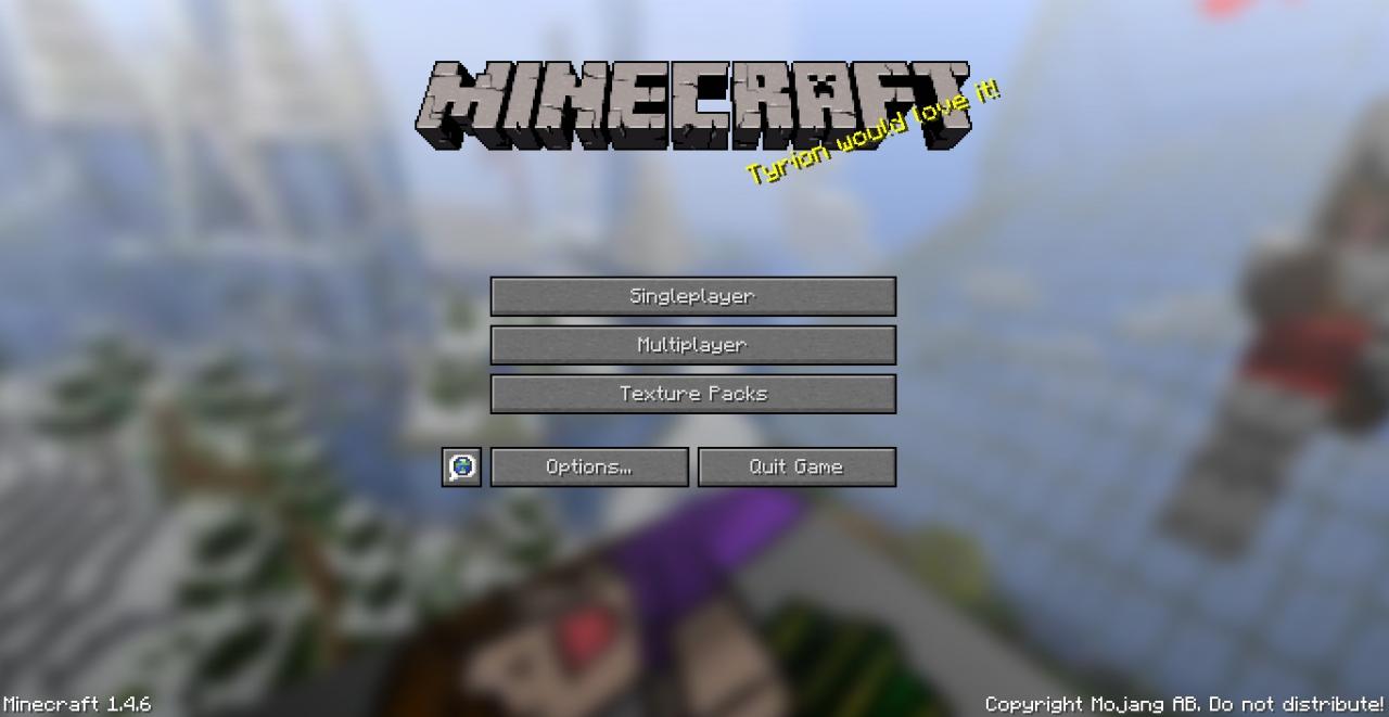 New Title Screen + A suprise [Special Christmas] Minecraft Texture Pack