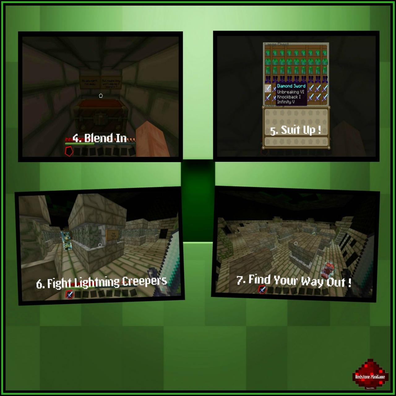 *Creeper* [ADV] [1.4.6+] Minecraft Map