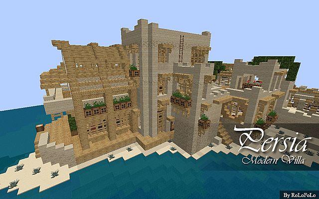 Persian modern Villa (at WOK) Minecraft Map