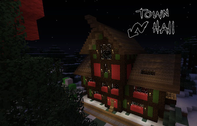 Shadows Christmas Town Minecraft Map