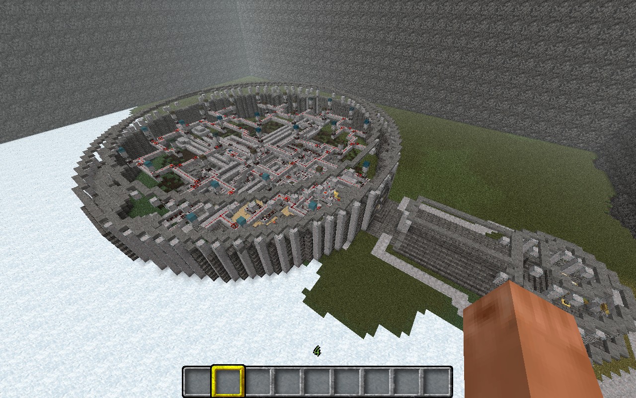 redstone PvP/Mob arena Minecraft Map