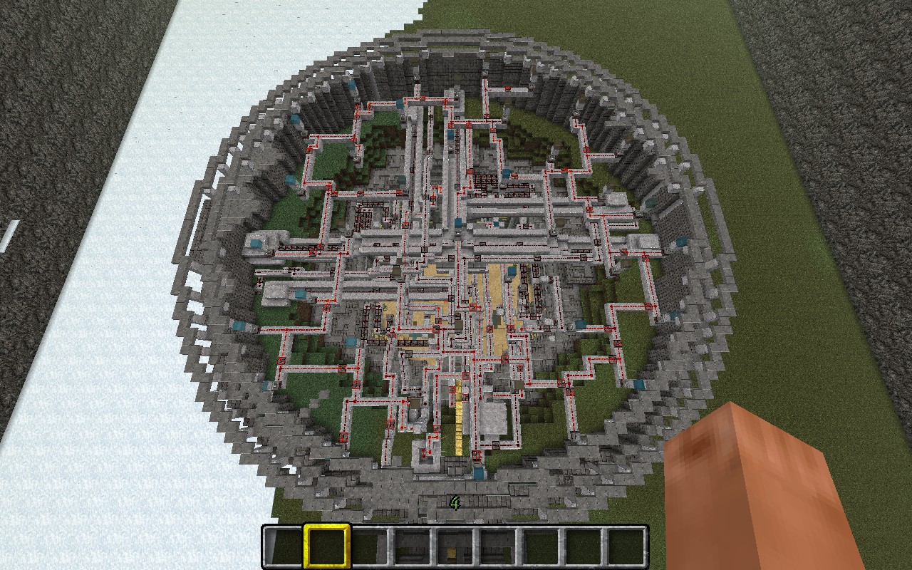 redstone PvP/Mob arena Minecraft Map