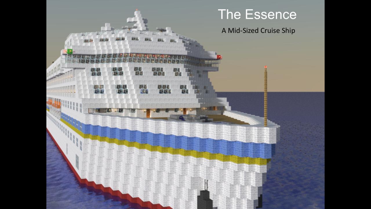 The MCCL Essence - A Modern Cruise Liner Minecraft Map
