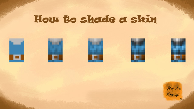 A short tutorial about my style of shading [Outdated!!!] Minecraft Blog