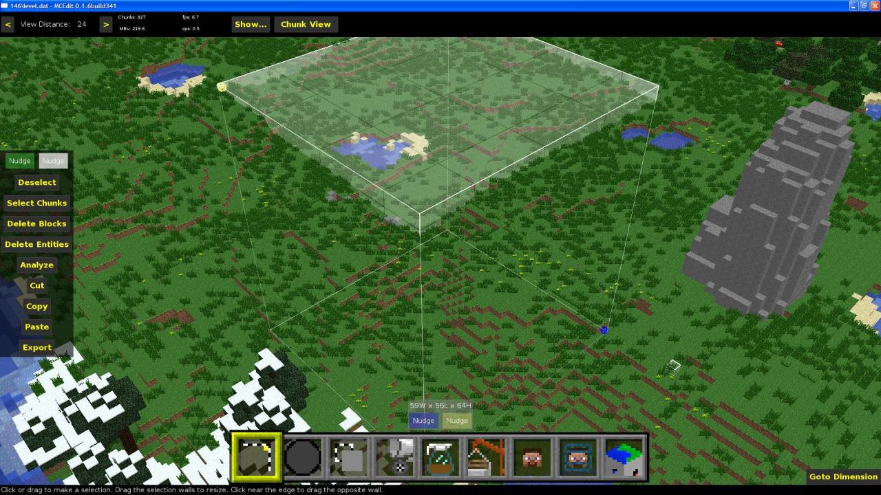 SUBSIDE is an MCEdit filter that collapses the land in on caves and ...