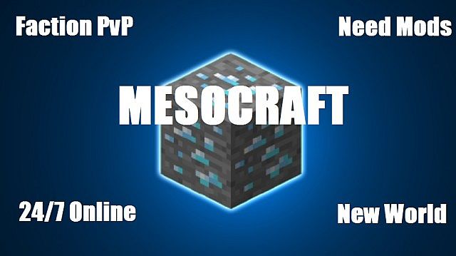 MesoCraft [24/7] Faction PvP! Minecraft Server