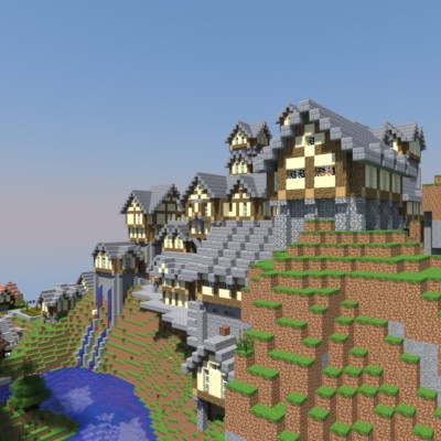 A Faraway Fantasy Town Minecraft Map