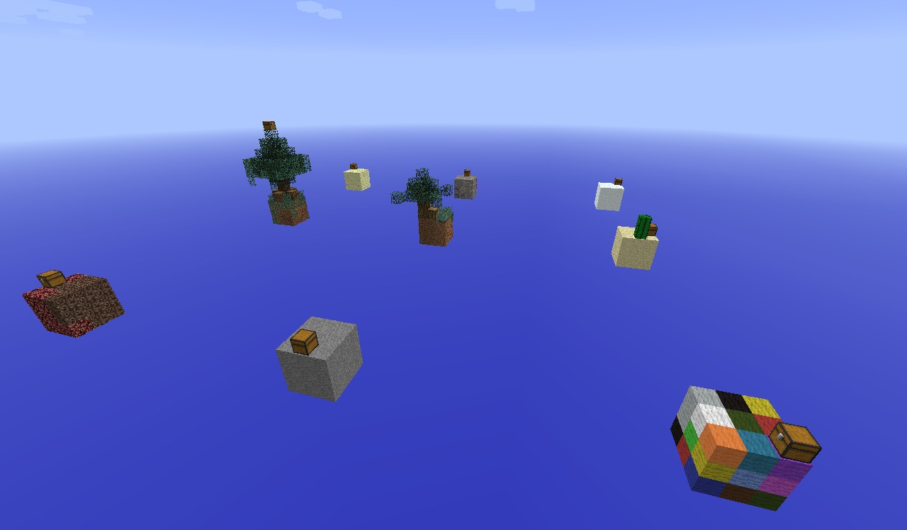 Sky Mini Cubes Minecraft Map
