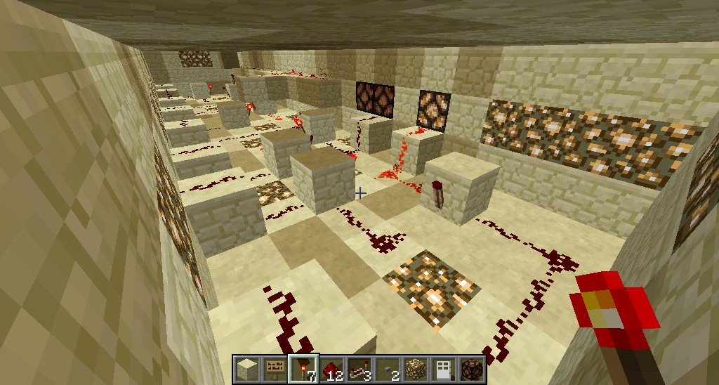 binary counter Minecraft Map