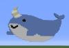Cute Narwhal Pixel Art! Minecraft Map