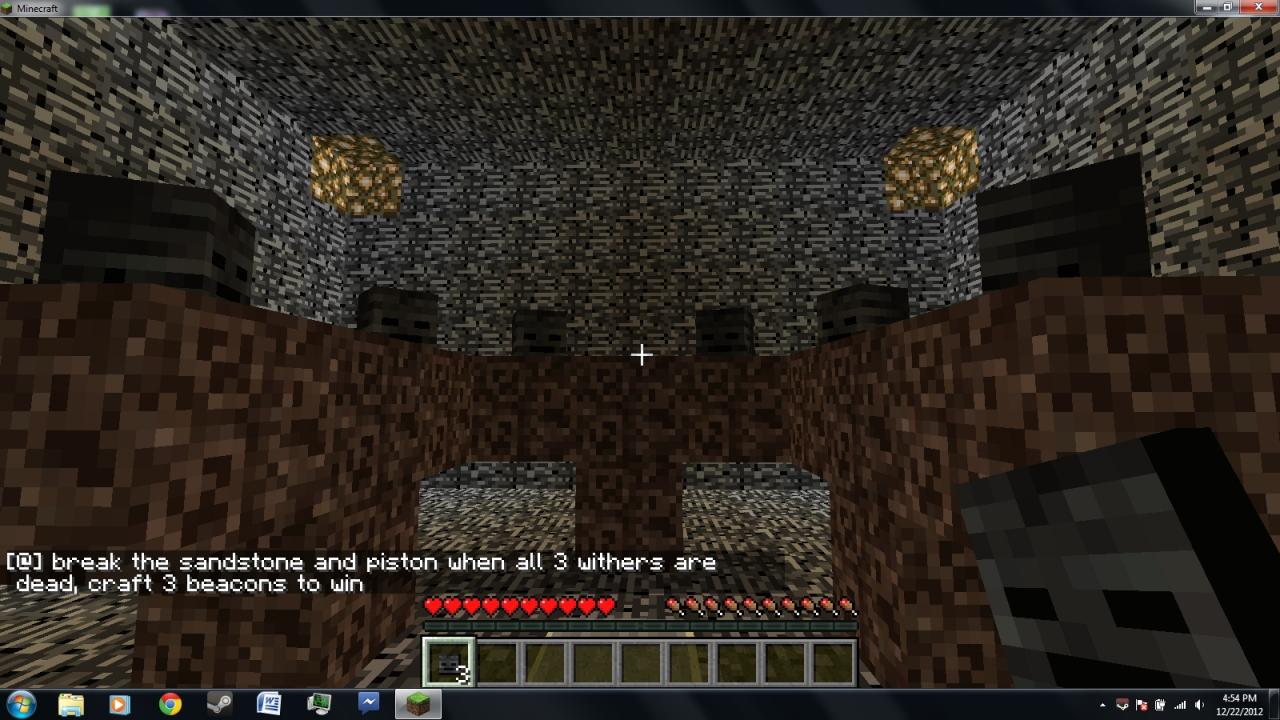 wither fight Minecraft Project