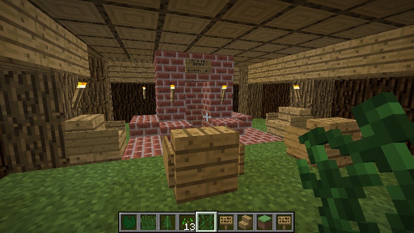 Log Manor [Secret entrance] Minecraft Map