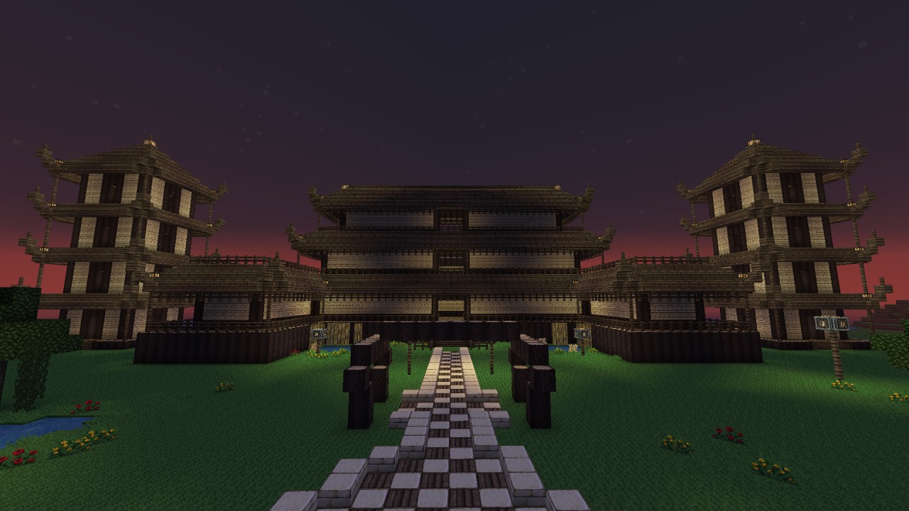 Japanese Village Minecraft Map