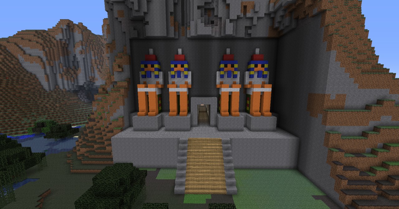 Egyptian temple Minecraft Map