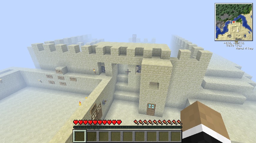 My SandCastle EPICAL!! Minecraft Map