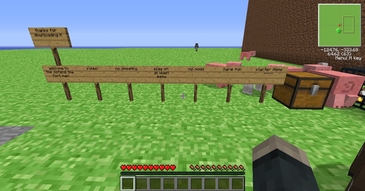 defend the fort! Minecraft Map