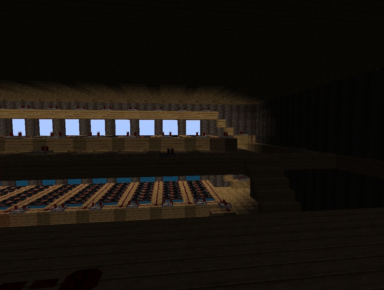 Giant pirate ship shematic with many TNT cannons Minecraft Map