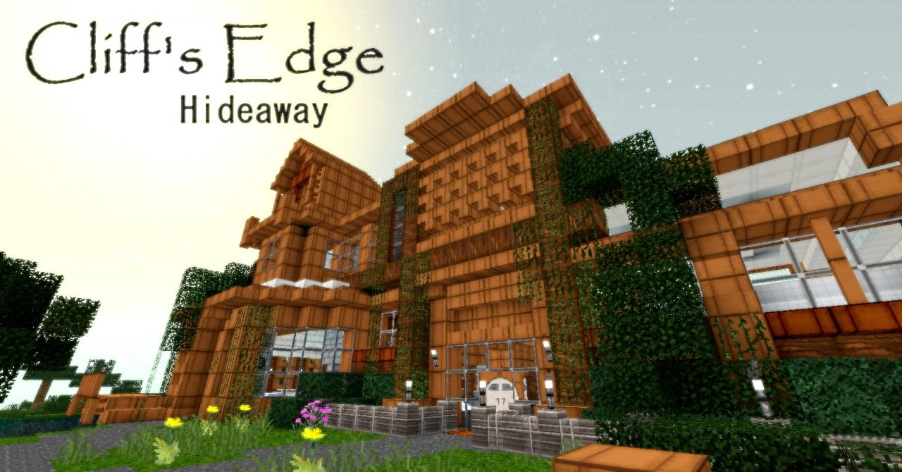 Cliff's Edge Hideaway [Modern] (400 Sub) Minecraft Map