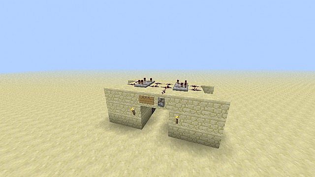 Simple And Compact 2x2 Piston (jeb's) Door Minecraft Map