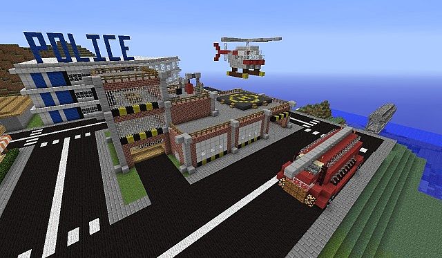 Fire Station Minecraft Map