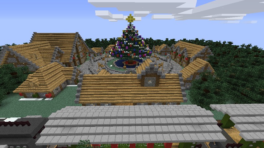 Santa's Town-A christmas present for everyone! Minecraft Map
