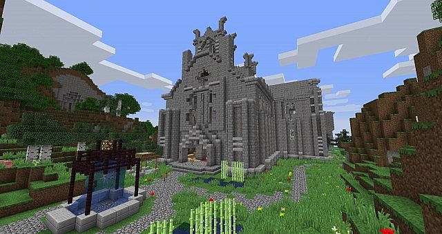 Gothic Castle spawn Minecraft Map