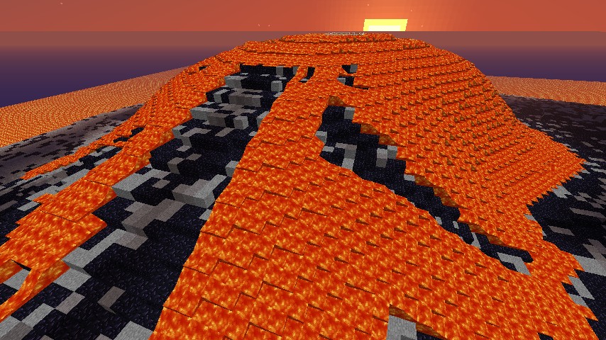 Lava Island Survival Minecraft Map