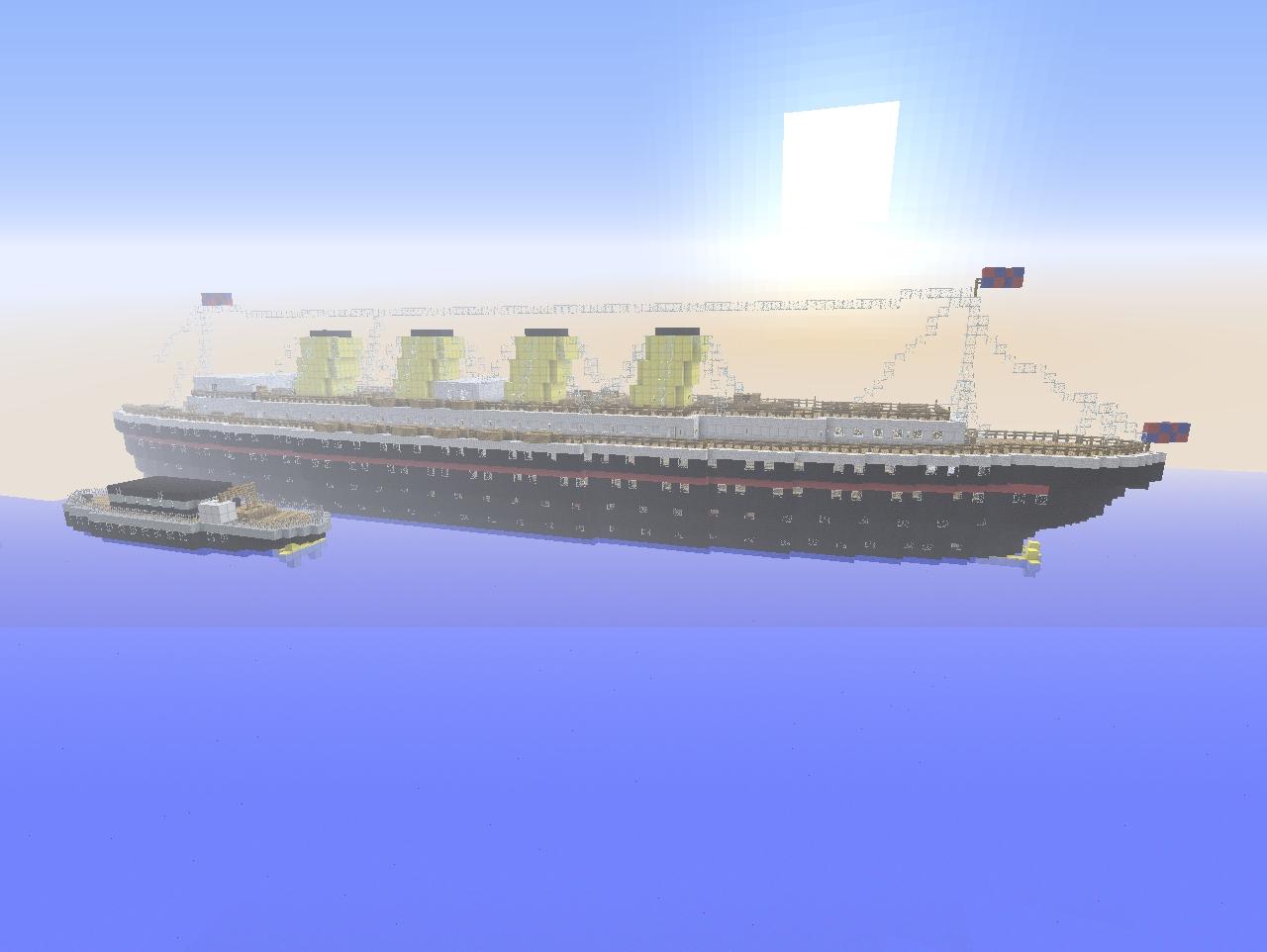 RMS TITANIC 1:2 Minecraft Map