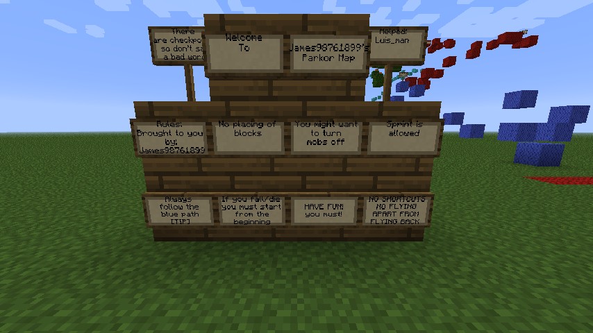 Parkor Map Minecraft Map