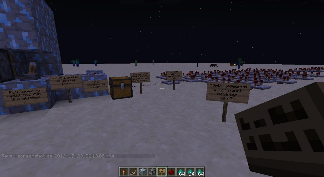 Zombie Powered Solar Panel! (100% vanilla) Minecraft Map