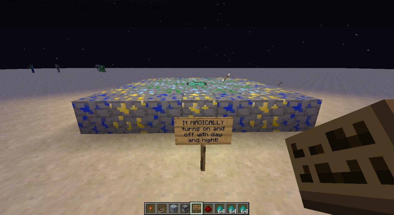 Zombie Powered Solar Panel! (100% vanilla) Minecraft Map