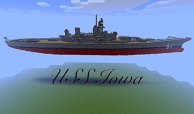 USS Iowa Minecraft Map