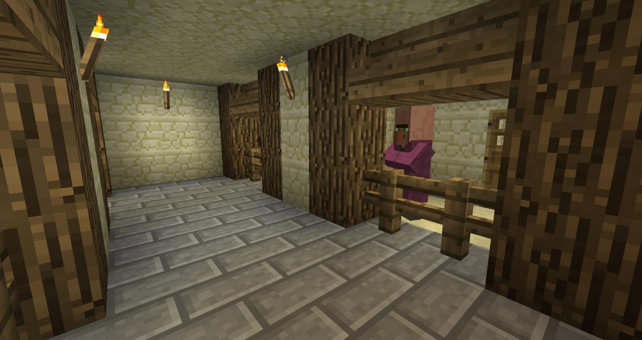 Mob-Safe Mini Fortress Minecraft Map