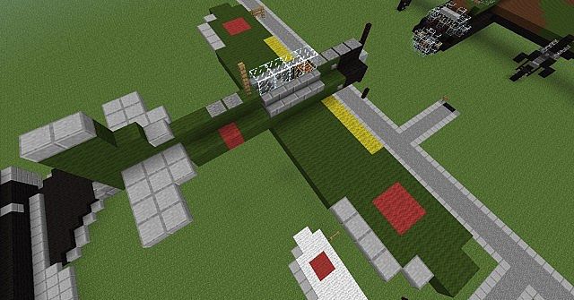 Mitsubishi A6M Zero Minecraft Map