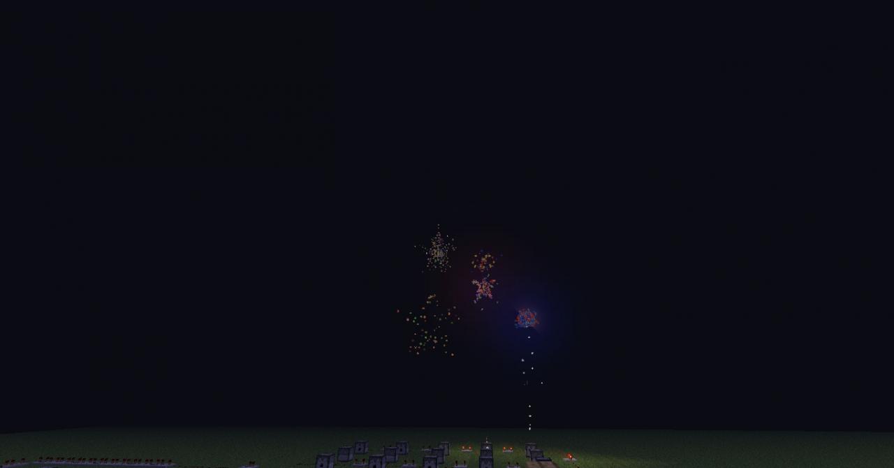 Firework Tutorial world/Firework show. Minecraft Map