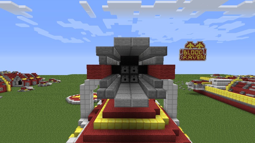 Blood raven Über Cannon Minecraft Map