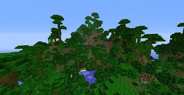 Giant Forest Mountain Seed 0_o Minecraft Map