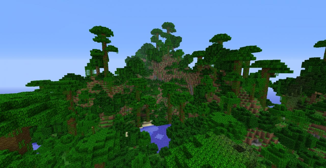 Giant Forest Mountain Seed 0_o Minecraft Map