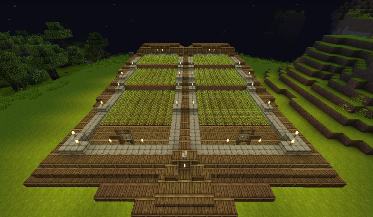 Automatic Huge Farm Minecraft Map