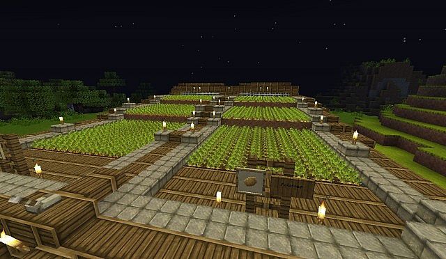 Automatic Huge Farm Minecraft Map