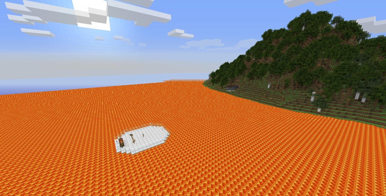 Escape From Lava Island Minecraft Map