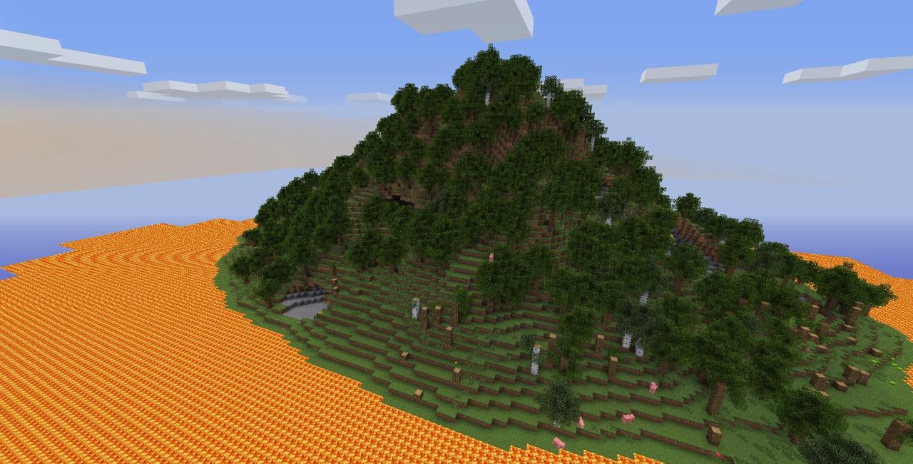 Escape From Lava Island Minecraft Map