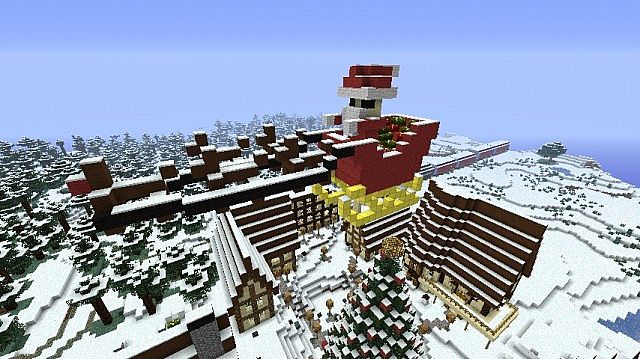 Christmas Town Minecraft Map