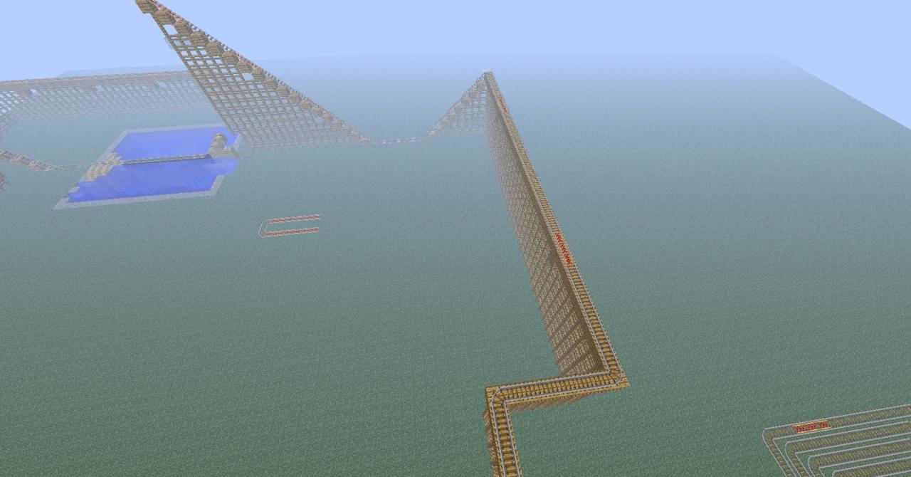 The Most EPIC Rollercoaster Minecraft Map